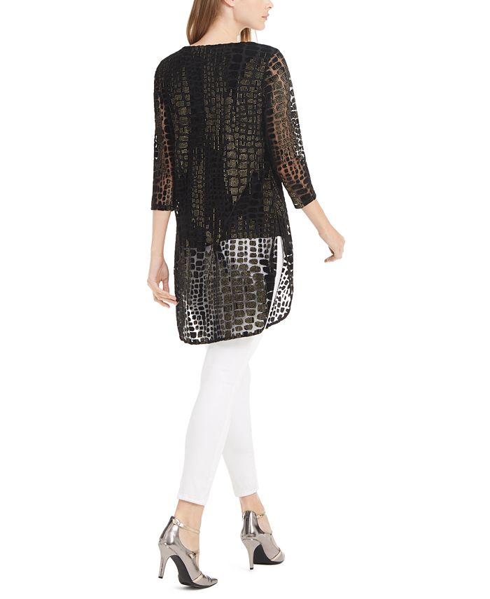 Alfani Petite Printed Super Tunic, Created For Macy's - Macy's