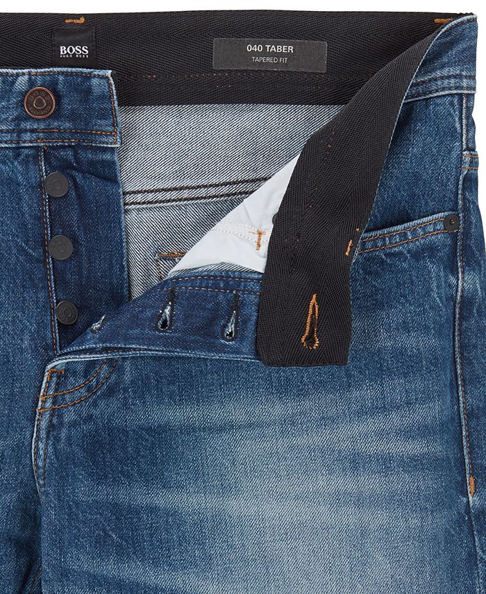 Hugo Boss BOSS Men's Taber BC Tapered-Fit Jeans - Macy's