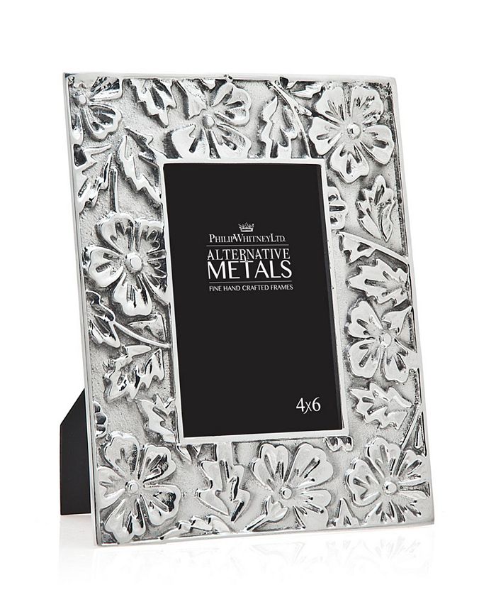 Philip Whitney Aluminum Flower Frame - 4"x 6" - Macy's