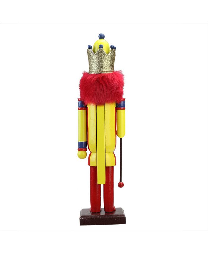 Northlight 14" Decorative Yellow and Red Sugar Daddy King Wooden ...