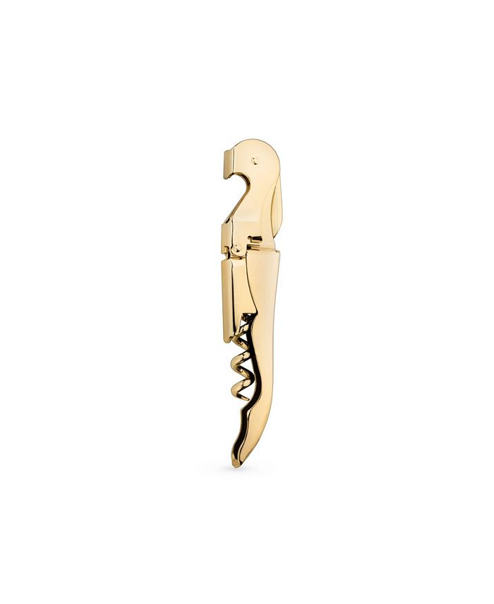 Viski 24k Gold Plated Signature Double Hinged Corkscrew - Macy's