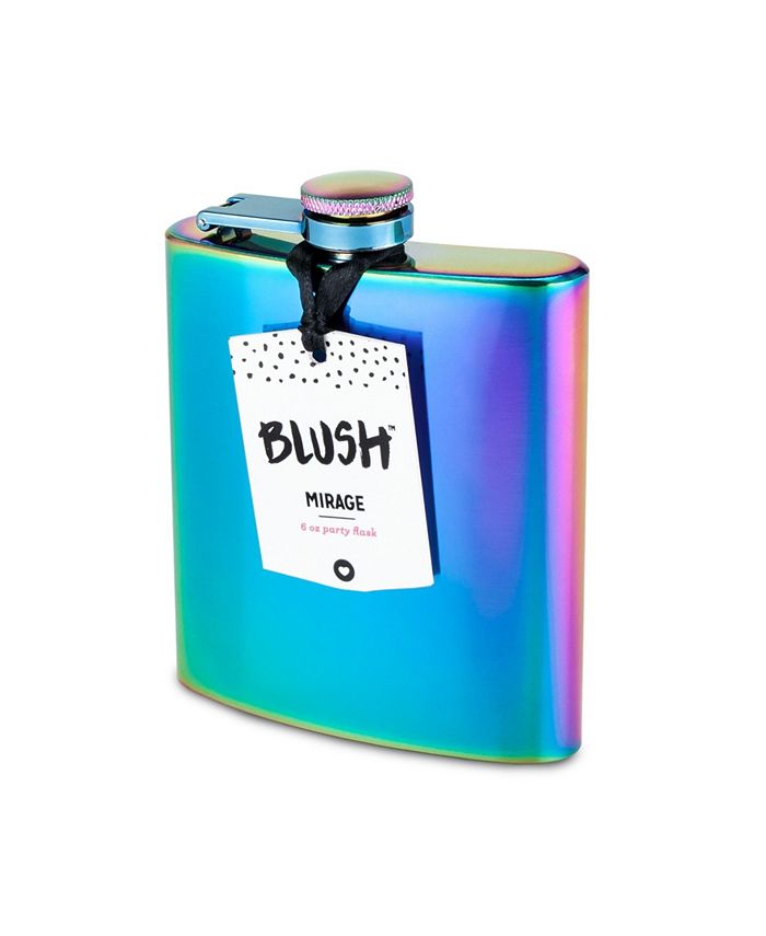 Blush Mirage Iridescent Stainless Steel Flask, 6 Oz - Macy's