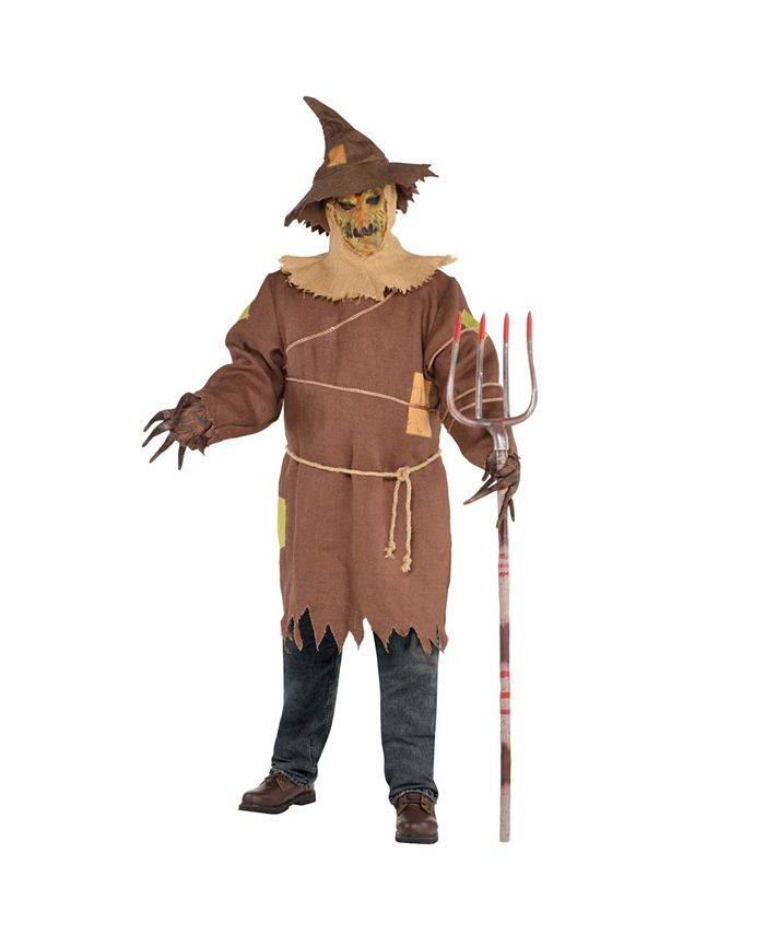 Amscan Scary Scarecrow Man Adult Men's Costume - Plus Size - Macy's