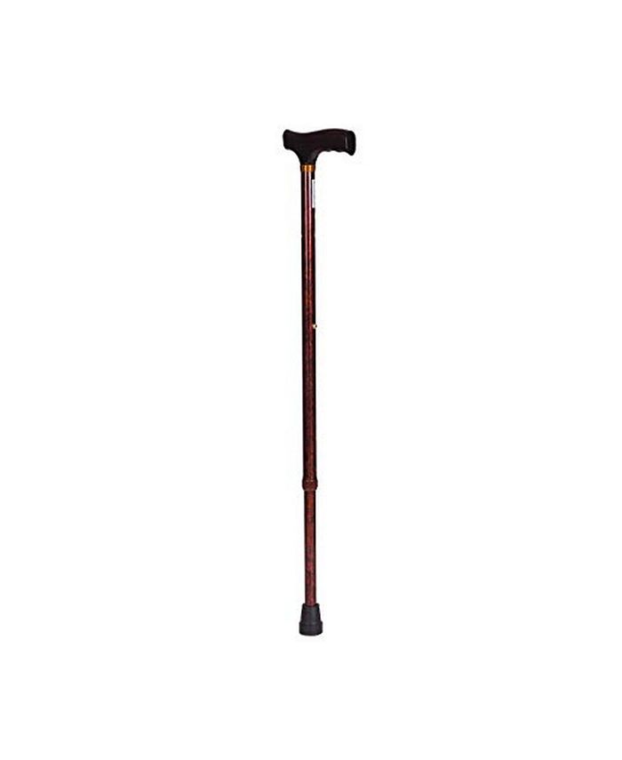 DMI Lightweight Aluminum Adjustable Walking Cane with Derby-Top Handle ...