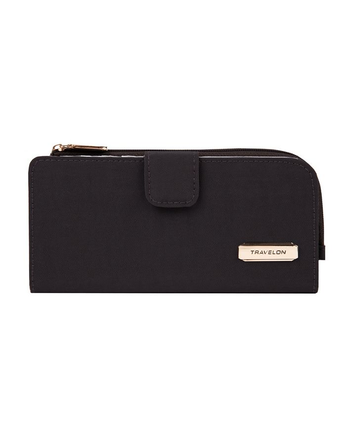 Travelon RFID Blocking Slim Zip Wallet - Macy's