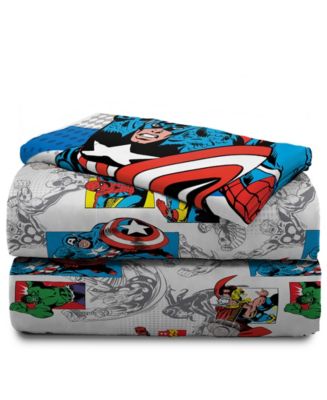 Marvel Avengers 4-Piece Full Sheet Set - Macy's