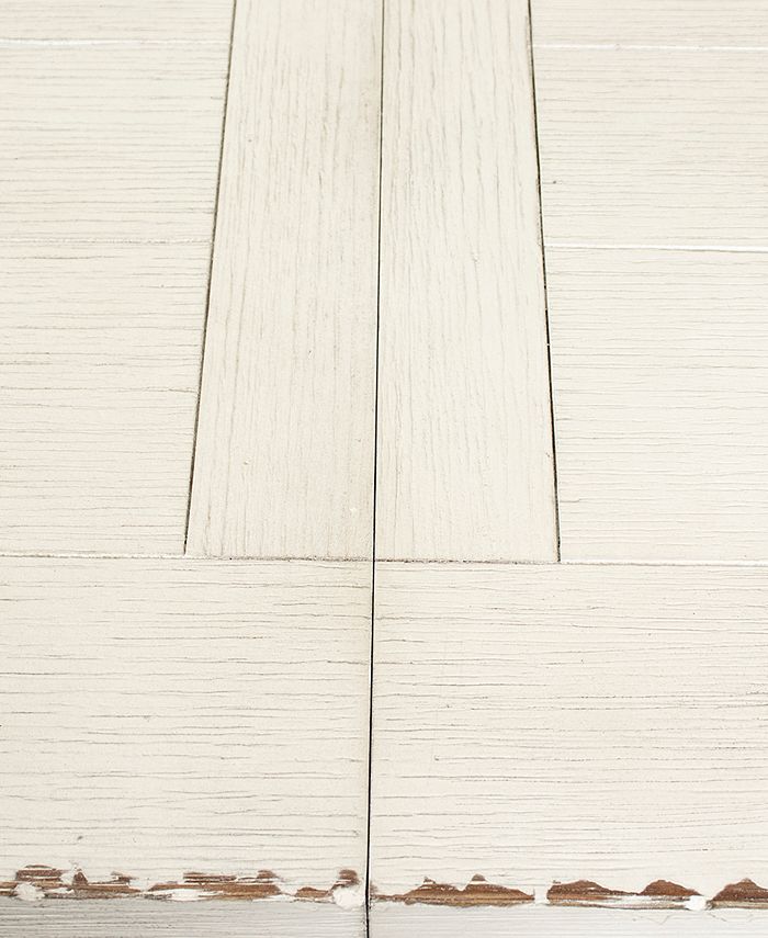 Furniture Aberdeen Off White Expandable Rectangular Dining Table - Macy's