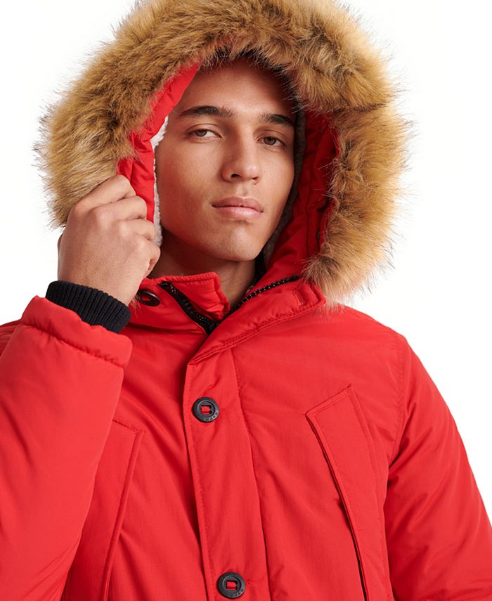 Superdry Men's Everest Hooded Parka - Macy's