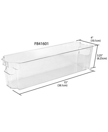 Home Basics HDS Trading Small Plastic Fridge Bin with Handle - Macy's