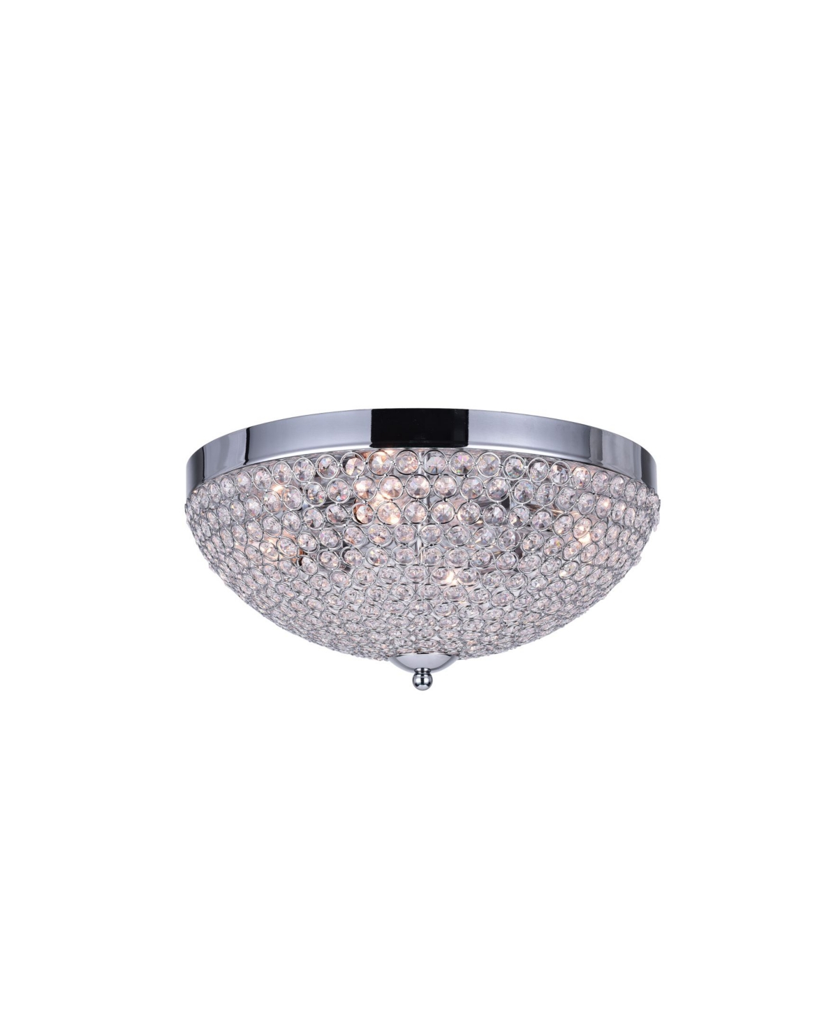 Click here for Cwi Lighting Globe 4 Light Flush Mount - Chrome prices