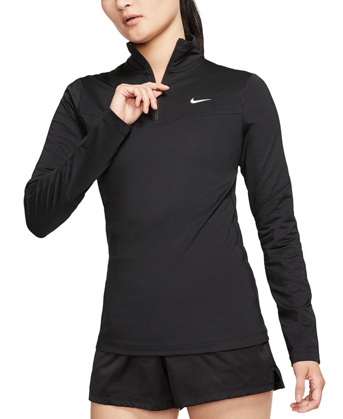 Nike Women's Pro Half-Zip Running Top - Macy's