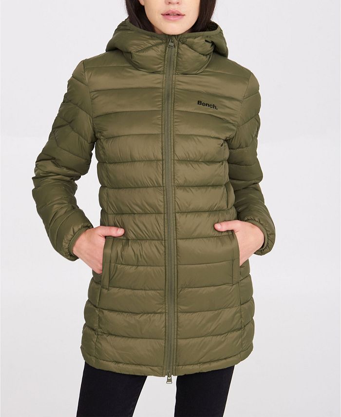 Bench Urbanwear Blue Moon 3/4 Lt Puffer - Macy's