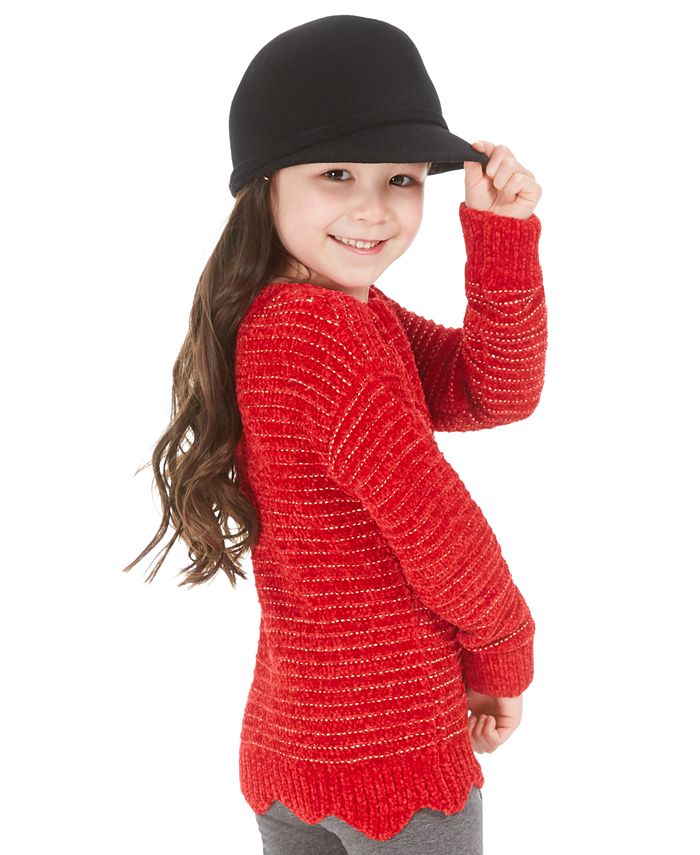 Epic Threads Toddler Girls Chenille Scalloped Sweater, Created for Macy ...