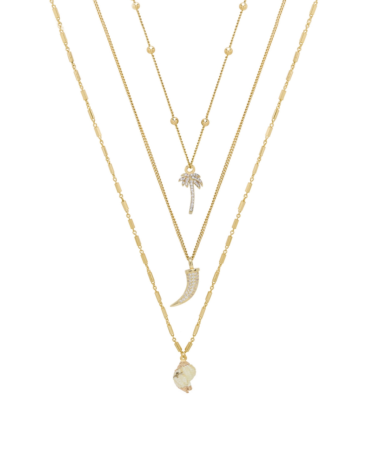 Click here for Ettika In The Tropics Necklace Set - Gold prices