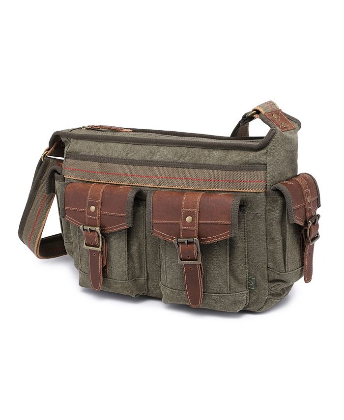 TSD BRAND Turtle Ridge Canvas Mail Bag - Macy's