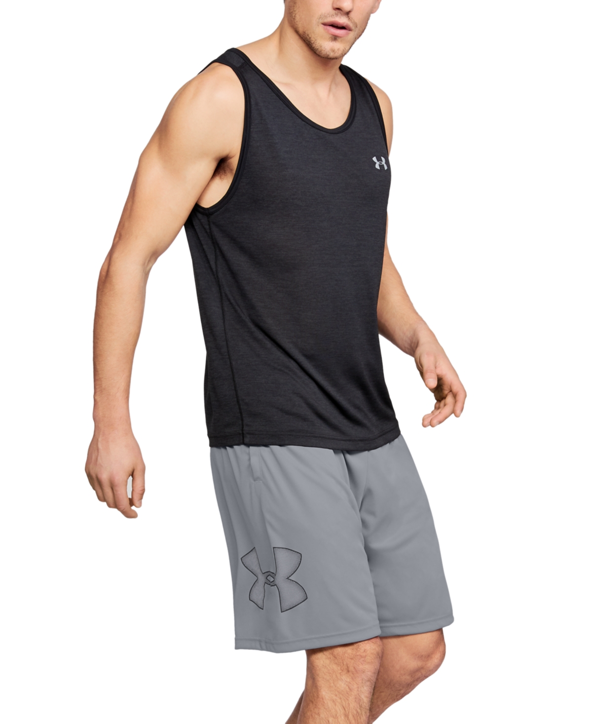 Click here for Under Armour Mens Ua Tech Logo 10 Shorts - Steel G... prices