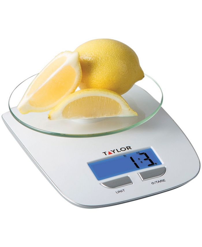 Taylor Precision Products Glass Platform Digital Kitchen Scale - Macy's