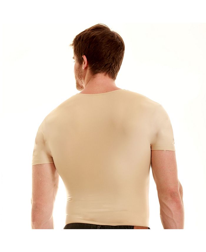 Instaslim Men's Big & Tall Insta Slim Compression Short Sleeve V-Neck T ...