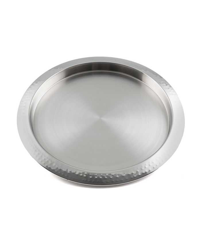 Cambridge 3 Piece Hammered Stainless Steel Bar Set - Macy's