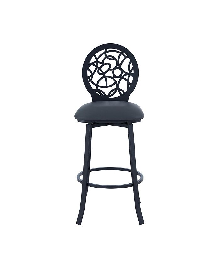 Armen Living Lotus Bar Stool - Macy's