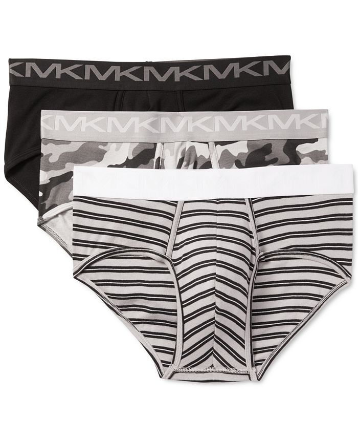 Michael Kors Men's 3-Pk. Stretch Briefs - Macy's