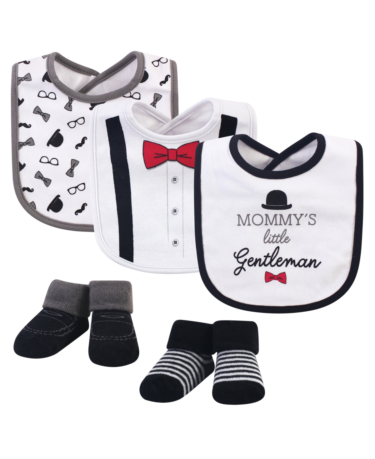 Click here for Little Treasure Baby Girl Cotton Bib and Sock Set... prices