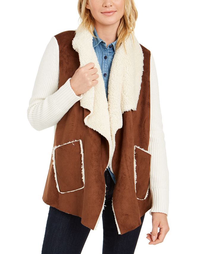 Tommy Hilfiger Faux-Shearling Jacket - Macy's