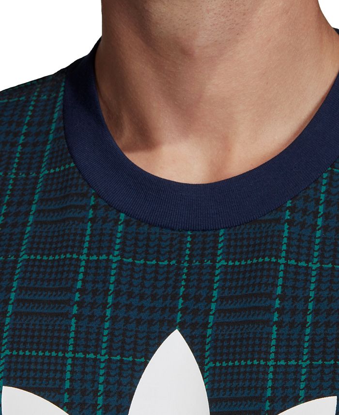 adidas adidas Men's Originals Plaid T-Shirt - Macy's
