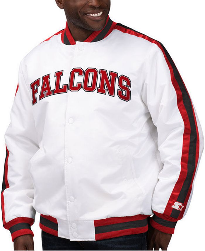 Starter Men's Atlanta Falcons The D-Line Starter Satin Jacket - Macy's