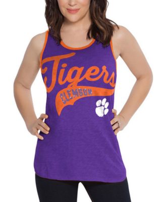 Touch by Alyssa Milano Women's Clemson Tigers Tailsweep Colorblock Tank ...