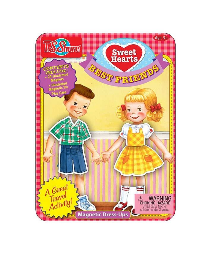 T S Shure Sweetheart Dolls Magnetic Dress Ups Mini Tin Macys