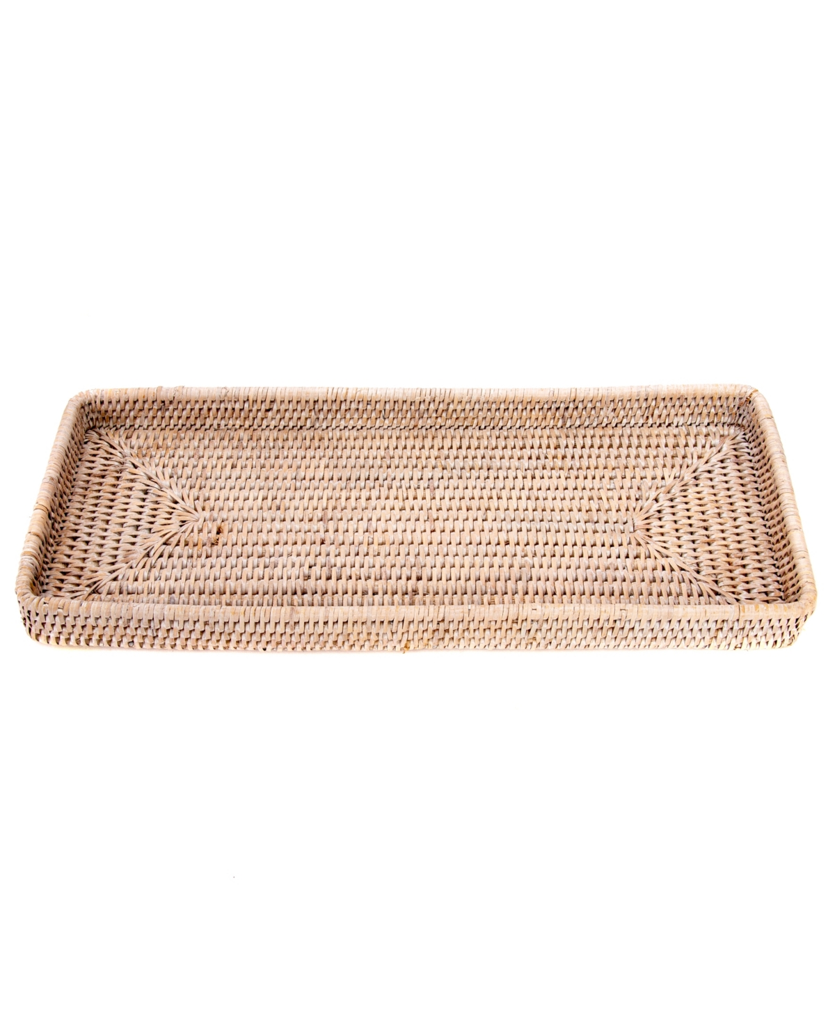 Click here for Artifacts Rattan Rectangular Vanity Tray - Off-Whi... prices