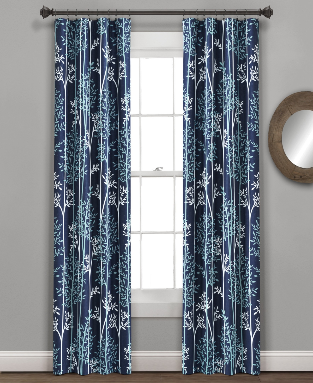 Click here for Linear Tree Insulated Rod Pocket Blackout Window C... prices