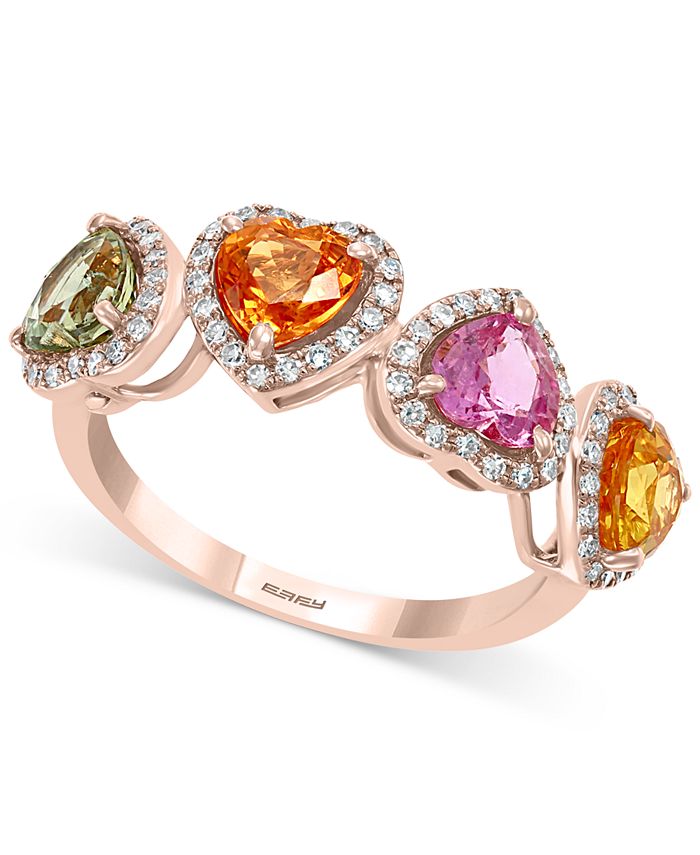 EFFY Collection EFFY® Multi-Sapphire (2-3/8 ct. t.w.) & Diamond (1/4 ct ...