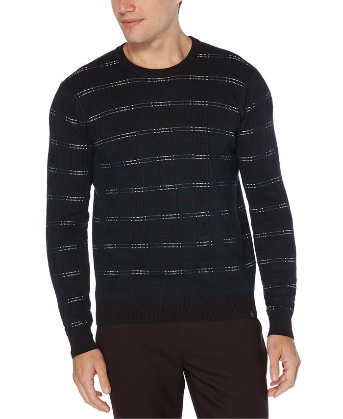 Perry Ellis Men's Plaid Sweater - Macy's