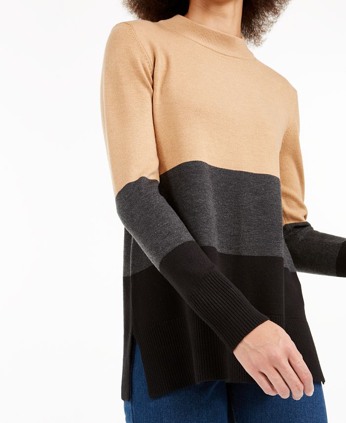 French Connection Normie Colorblocked Sweater - Macy's