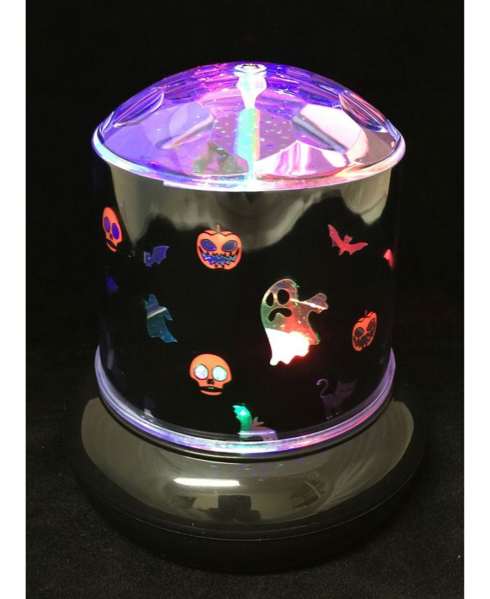 Creative Motion Battery-Operated LED Projector Light with Halloween ...