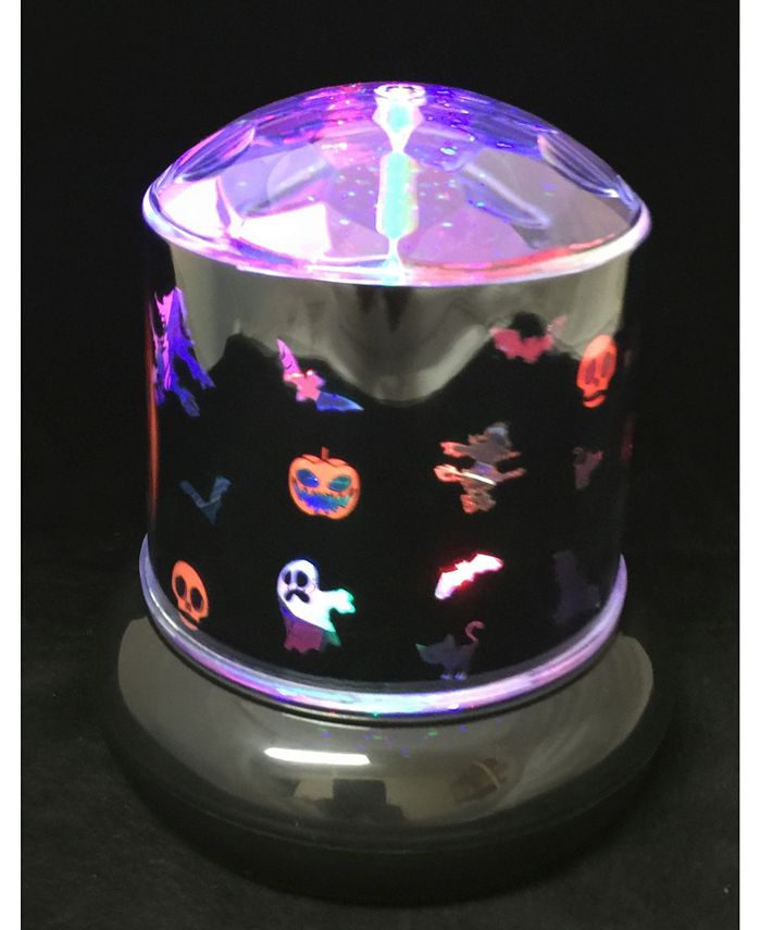 Creative Motion Battery-Operated LED Projector Light with Halloween ...