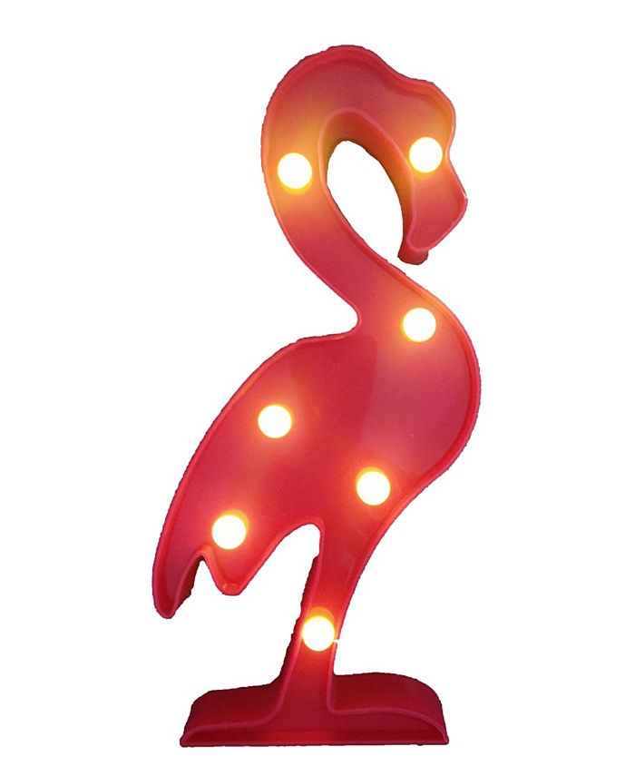 Creative Motion Battery-Operated Flamingo Light with 7 Lights - Macy's