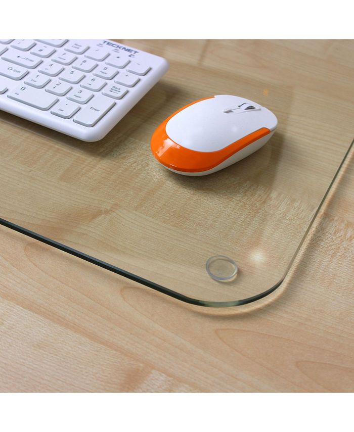 Floortex Desktex Glacier Mat Glass Desk Pad - Macy's