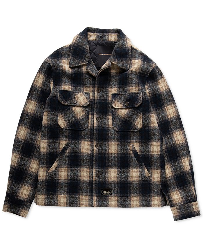 Deus Ex Machina Men's Piston Wool Shirt Jacket - Macy's