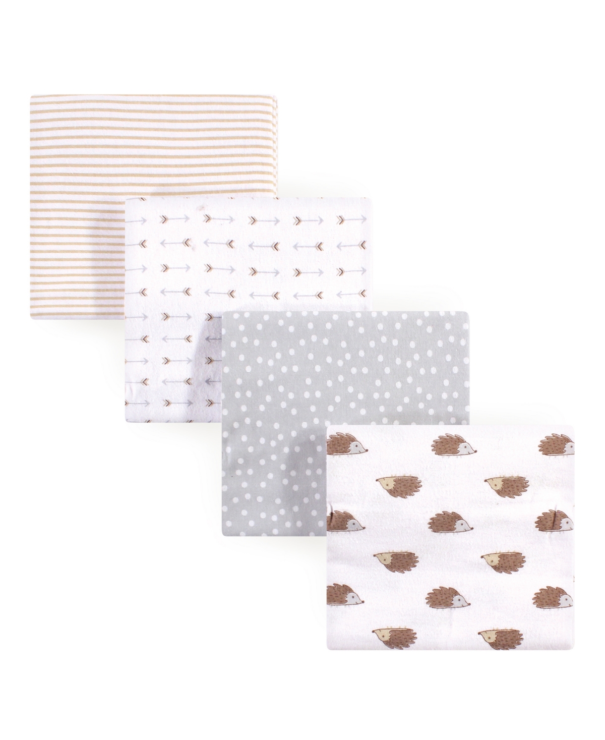 Click here for Hudson Baby Flannel Receiving Blanket  4-Pack - Gr... prices