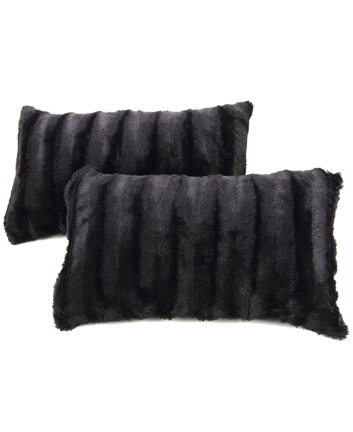 Click here for Cheer Collection Faux-Fur 2-Pack Decorative Pillow... prices