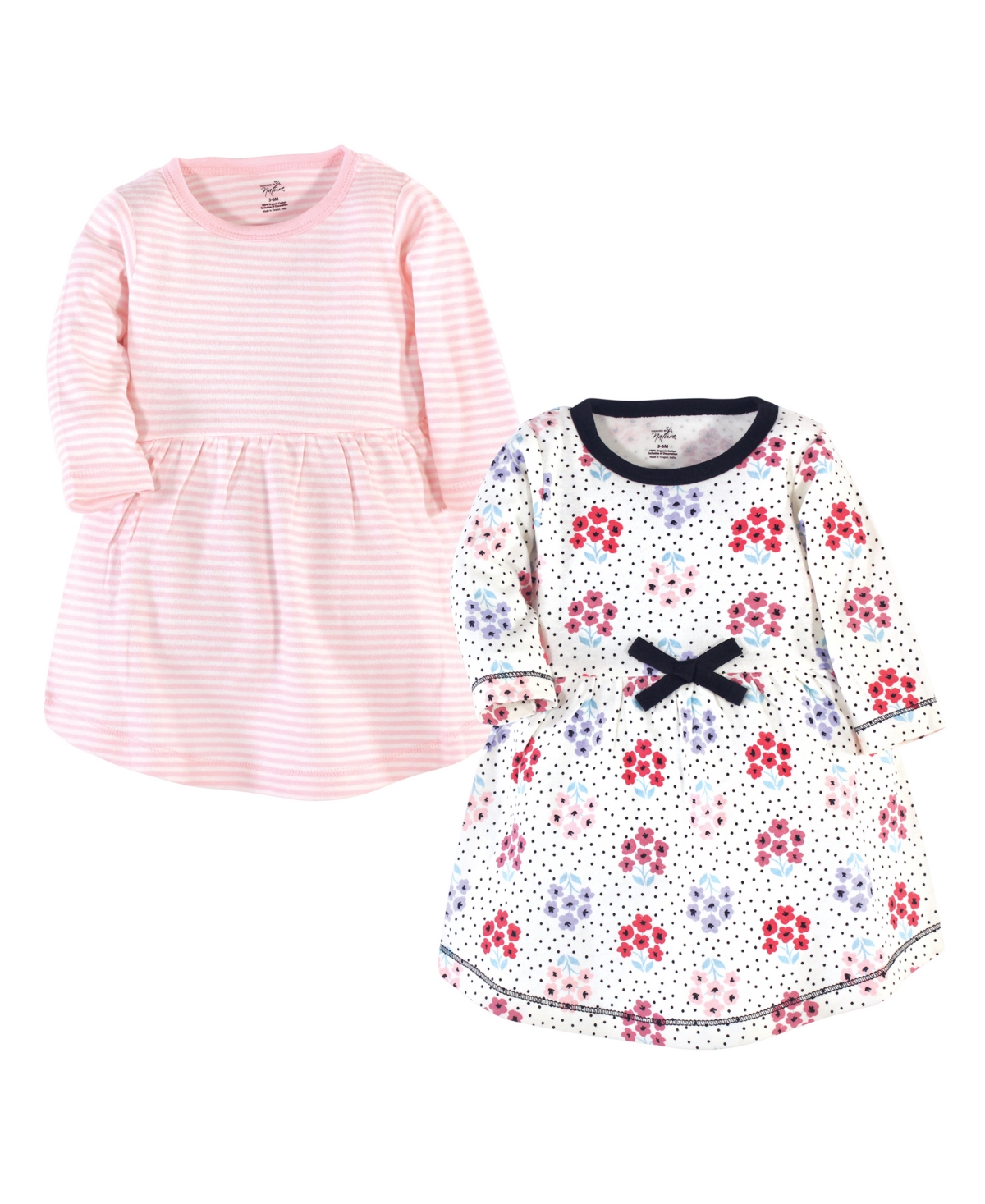 Click here for Touched by Nature Baby Girls 2Pk Long Sleeve Natur... prices