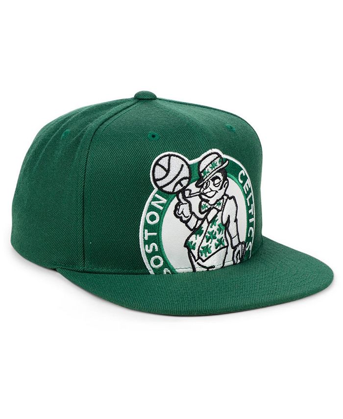 Mitchell & Ness Boston Celtics Hardwood Classic Cropped Snapback Cap ...