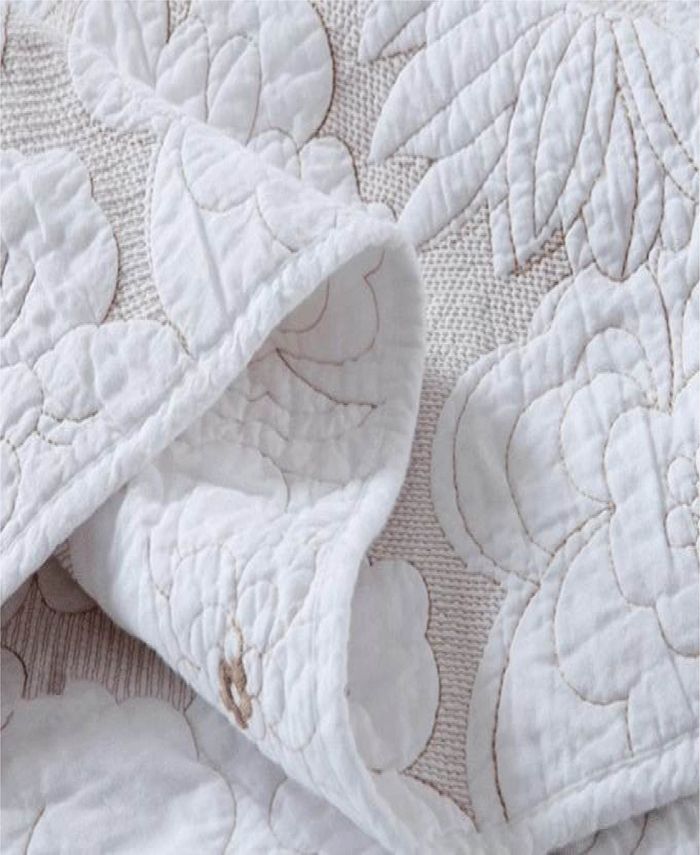 JANEEN HOME Madison Embroidered Cotton Quilt 3-Pc Set - Macy's