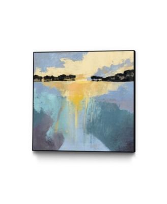Giant Art 30" x 30" Back Bay Sun I Art Block Framed Canvas - Macy's