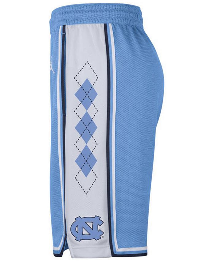 Nike Men's North Carolina Tar Heels Replica Basketball Road Shorts - Macy's