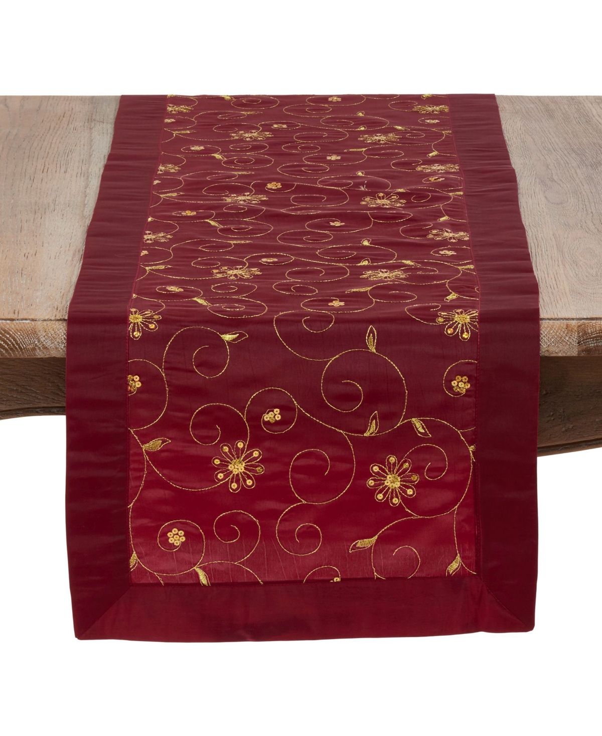 Click here for Saro Lifestyle Holiday Runner with Embroidered and... prices