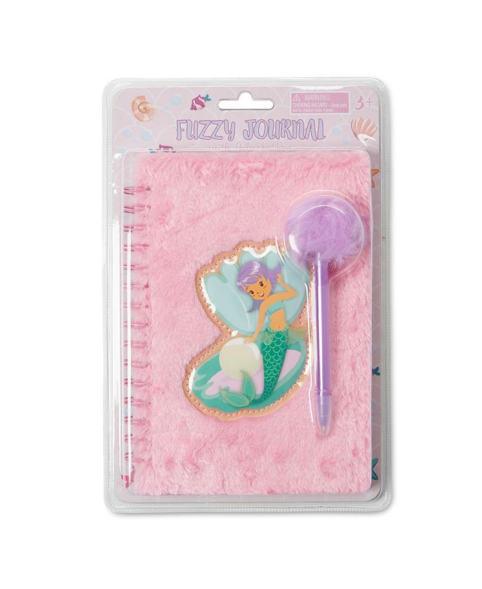 Tri-Coastal Design Plush Journal With Fuzzy Pen - Macy's
